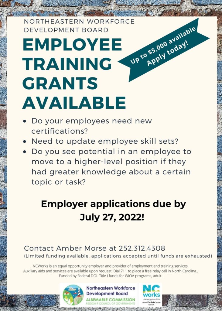 Employee Training Grant – NWDB | Northeastern Workforce Development ...